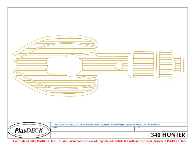 340 Hunter - PlasDeck