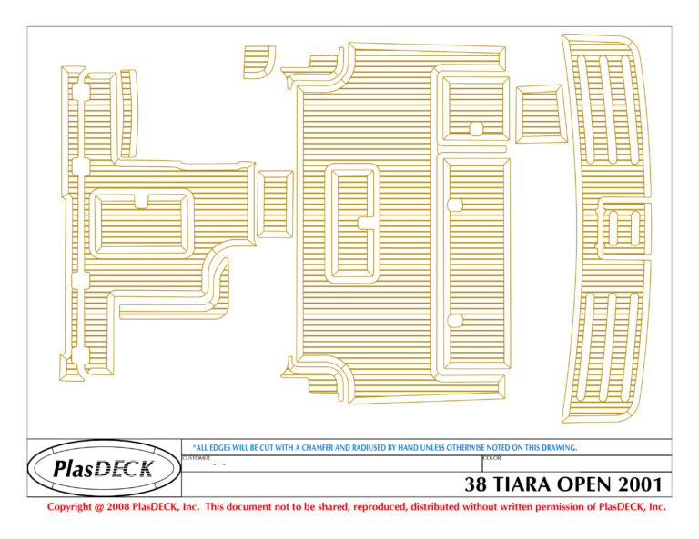 38 Tiara Open 2001 - PlasDeck