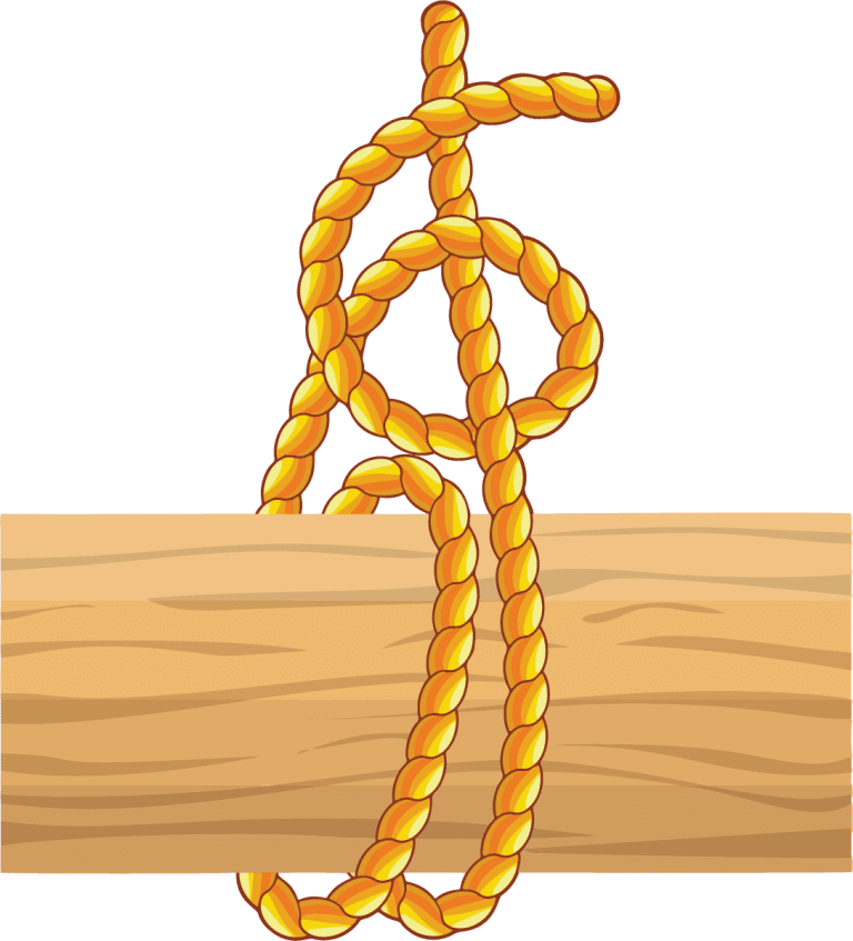 How to tie a Round Turn and Half Hitch - PlasDeck